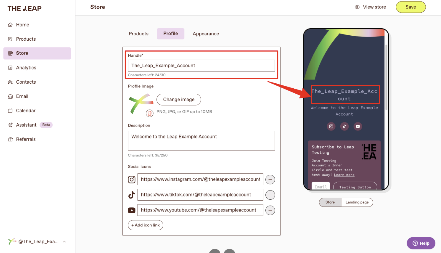 Build and Design Your Leap Store – The Leap