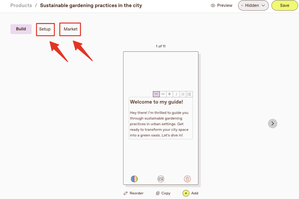 Manage your Product in your Leap Store and Product Landing Page – The Leap