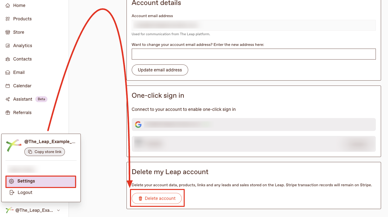 Manage your Leap Subscription and Account – The Leap